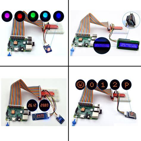 Adeept Modules Ultimate Sensor Kit For Raspberry Pi B B BMP DHT Raspberry Pi