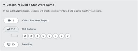 3rd Grade D Smith 05 01 Lesson 7 Build A Star Wars Game