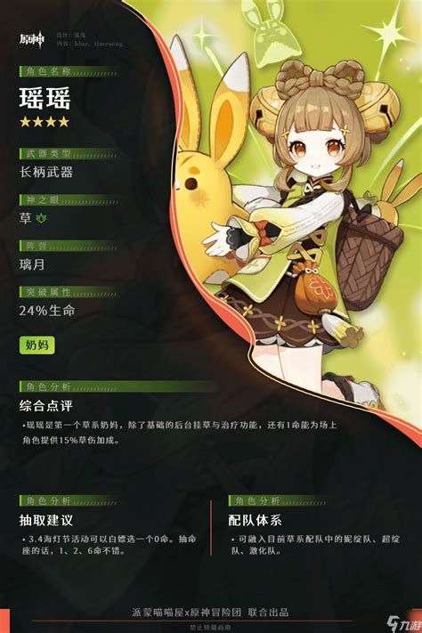原神角色攻略瑶瑶怎么样？原神角色攻略瑶瑶介绍