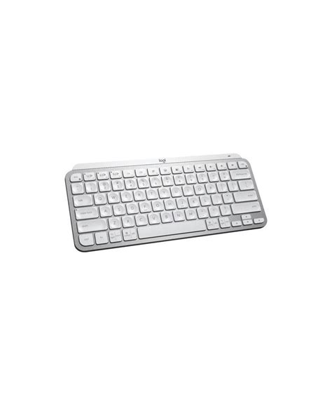 Logitech Mx Keys Mini Minimalist Wireless Illuminated Keyboard In Pale Gray 920 010506