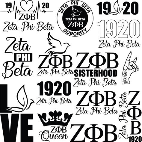Zeta Phi Beta Svg Pngzeta Phi Beta Heart Dove Cut Filehbcu Svgsorority Svg Greek Letter Png