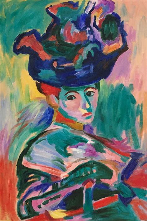 Woman With A Hat By Henri Matisse Hand Painted Oil Painting Painting