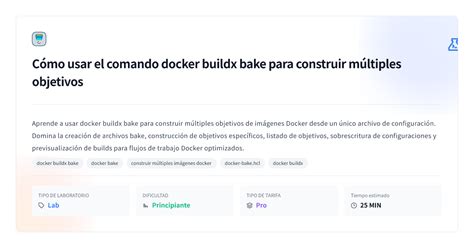 Cómo Usar El Comando Docker Buildx Bake Para Construir Múltiples