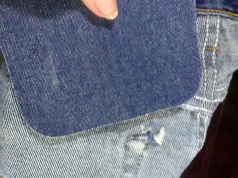 Simple Way To Patch The Back Pocket Of Denim Jeans Subearthan Cottage