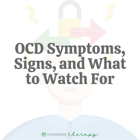 Ocd Symptoms Signs And What To Watch For Choosing Therapy