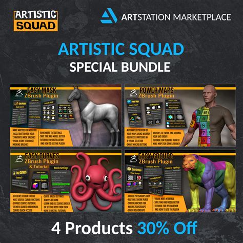 Artstation Zbrush Plugin Bundle Ii