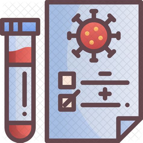 Testing Report Icon Download In Colored Outline Style