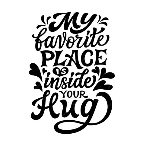 Premium Vector Hand Lettering Romantic Quote