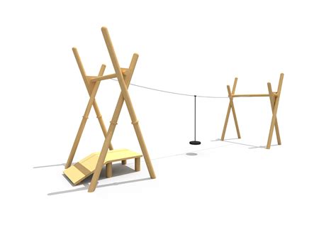 Q Zw101 짚라인 공중놀이기구 좌석형 유아숲 · 모험놀이터 어린이놀이시설 주식회사 큐