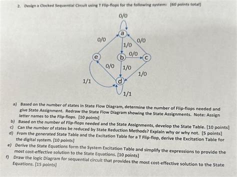 solved 2 design a clocked sequential circuit using t