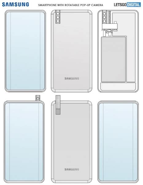 삼성전자 회전식 팝업 카메라 스마트폰 디자인 특허 출원 케이벤치 주요뉴스