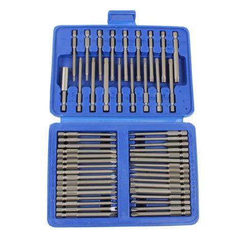 50pc Extra Long Security Bit Set All Tools Direct