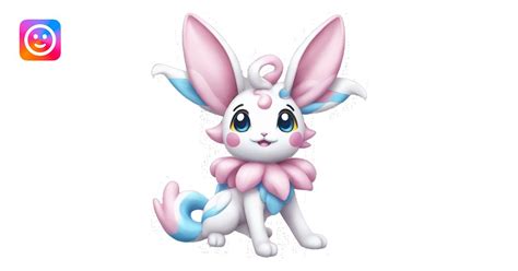 Kawaii Gorgeous Beautiful Pretty Shiny Sparkly Sylveon Pokémon Full