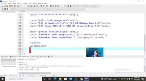 Dasar Dasar Pemrograman C Perhitungan Firma Hukum Youtube