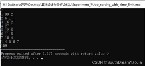【算法设计与分析】贪心法算法设计与分析贪心算法思想的应用实验总用时001155 资源中心 数据集 Nav 第1 Csdn博客