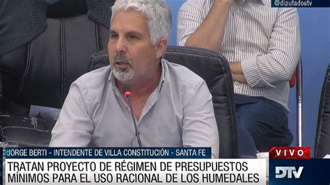 Diputados Continúan Trabajando En La Ley De Humedales Reunión En Vivo