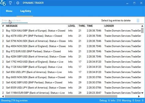 Log Entry Viewer Using Dynamic Data And Reactiveui Rdotnet