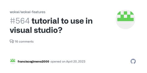 Tutorial To Use In Visual Studio Issue 564 Wokwi Wokwi Features