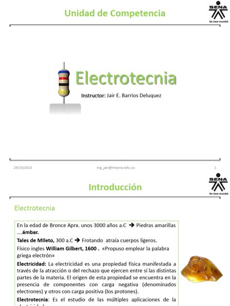 Principios De Electricidad Electrotecnia Descargar Gratis Pdf