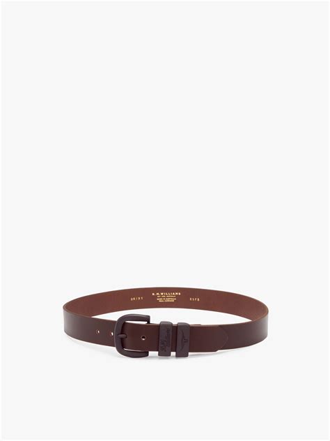 Rm Williams Drover Belt Chocolate Bsf5zch0801 Jacks On Olive