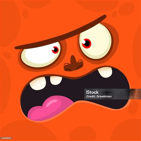 재미있는 만화 괴물 얼굴 귀엽고 행복한 괴물 표현의 그림 할로윈 디자인 파티 장식에 좋습니다 Bigfoot에 대한 스톡 벡터 아트 및 기타 이미지 Istock