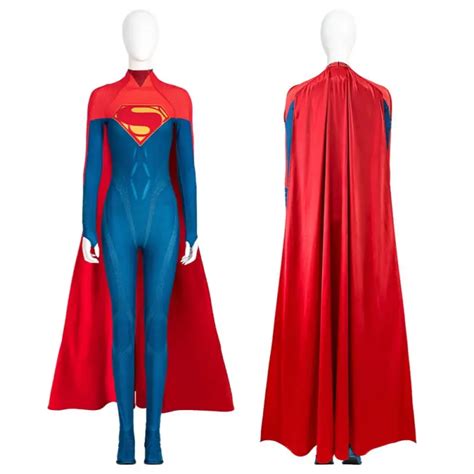 Supergirl Costume The Flash Movie Cosplay Style B Hallowcos