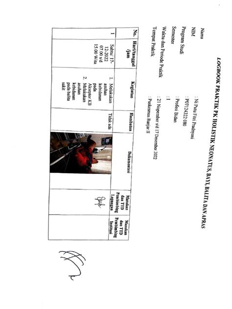 Logbook Neonatus Pdf