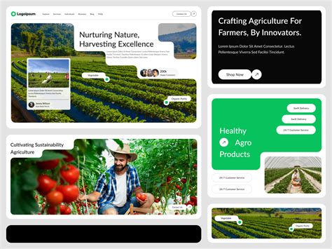 Agricultural Website Design By Krishna Chauhan On Dribbble