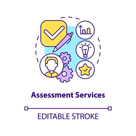Assessment Services Concept Icon Information Supplementary Education Provider Abstract Idea