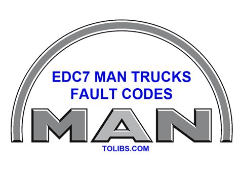 EDC MAN Trucks Fault Codes Listed