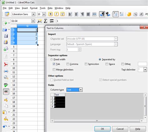 how do you convert numbers to text english ask libreoffice