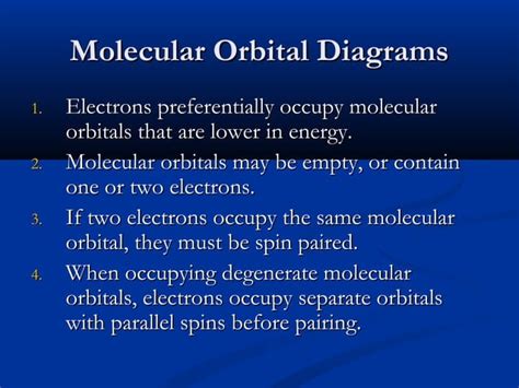 Molecular Orbital Theory Lecture Ppt