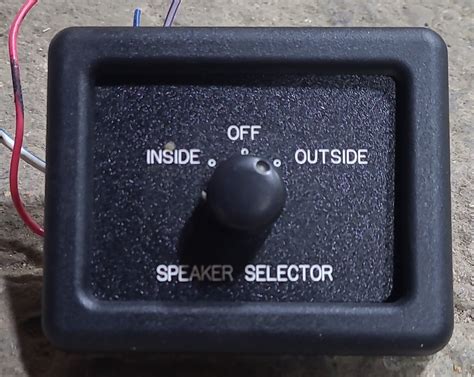 Used Speaker Selector Switch Boat