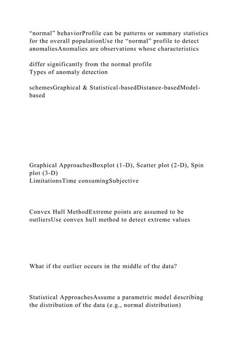 Data Mining Anomaly Detectionlecture Notes For Chaptdocx