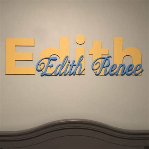 First Name Middle Name Nursery Letters Craftcuts Com