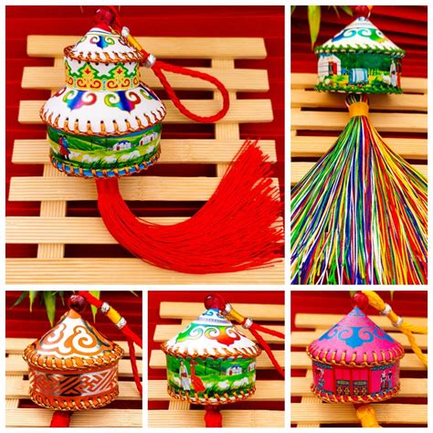 蒙古包挂件车挂车载特色礼品手工艺品蒙古包装饰品纪念品5个包邮虎窝淘