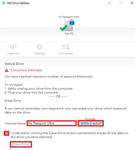 Steps To Remove WD Unlocker