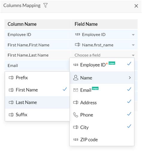 Import Data Manageengine Appcreator Help