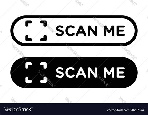 Scan Me Icon Royalty Free Vector Image Vectorstock