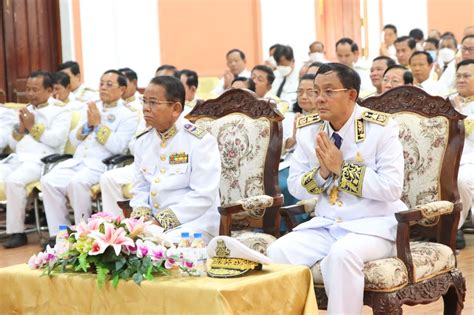 រដ្ឋបាលខេត្តកំពង់ធំ រៀបចំពិធីគោរពវិញ្ញាណក្ខន្ធ ព្រះករុណា ព្រះបាទសម្តេច ព្រះនរោត្តមសីហនុ