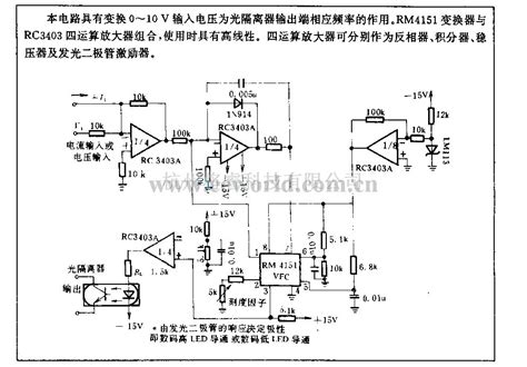 电源电路中的光耦合vF变换电路 将睿