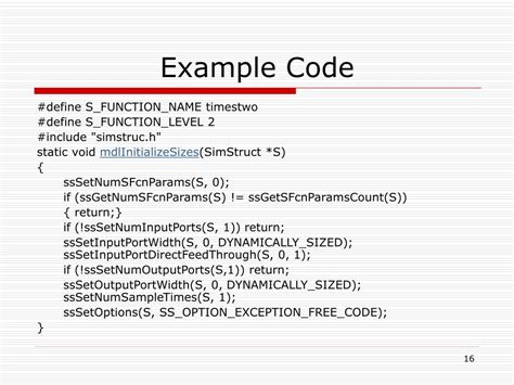 PPT C MEX S Function MATLAB SIMULINK PowerPoint Presentation Free Download ID
