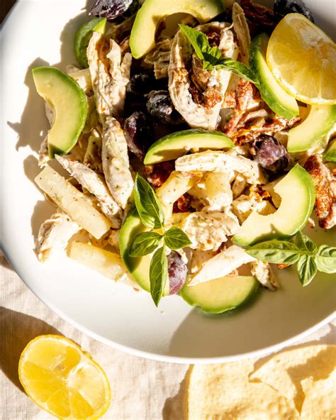 Kip Salade Met Avocado En Asperges Gezonde Maaltijdsalade Heerlijke Happen