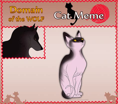 Dotw Meme Persephones Cat By Halkuonn On Deviantart