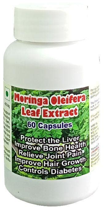 Moringa Oleifera Leaf Extract Capsule 60 Capsules At Rs 629 In Bhubaneswar Id 6509632