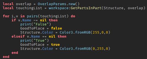 Why Is My GetTouchingParts Script Not Working Scripting Support Developer Forum Roblox
