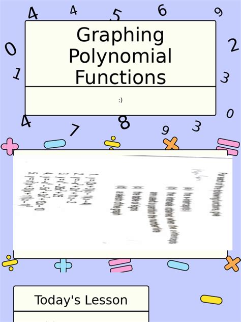Graphing Polynomial Functions Pdf Polynomial Mathematics