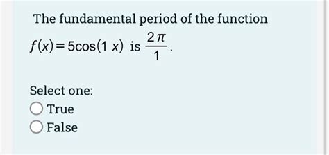 Solved The Function Yx Cos X Is An X Eigenfunction