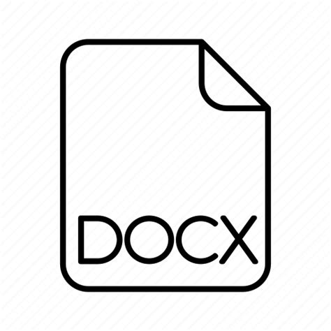 Document File Format Docx Extension File Format Type Icon