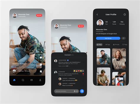 Social Media App Design 📱 Social App Design Mobile App Design